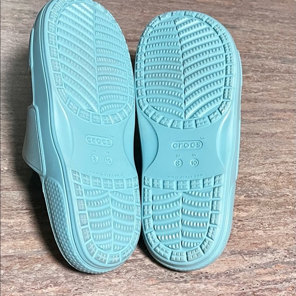 CROCS | Shoes | Nwob Crocs Slip On Light Blue Sandals | Poshmark